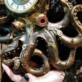 Steampunk Octopus Clock – Kutuleras